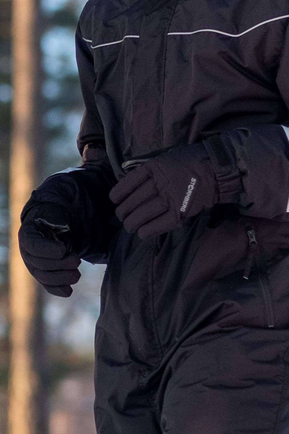 Isdalen hanske unisex - sort | Stormberg