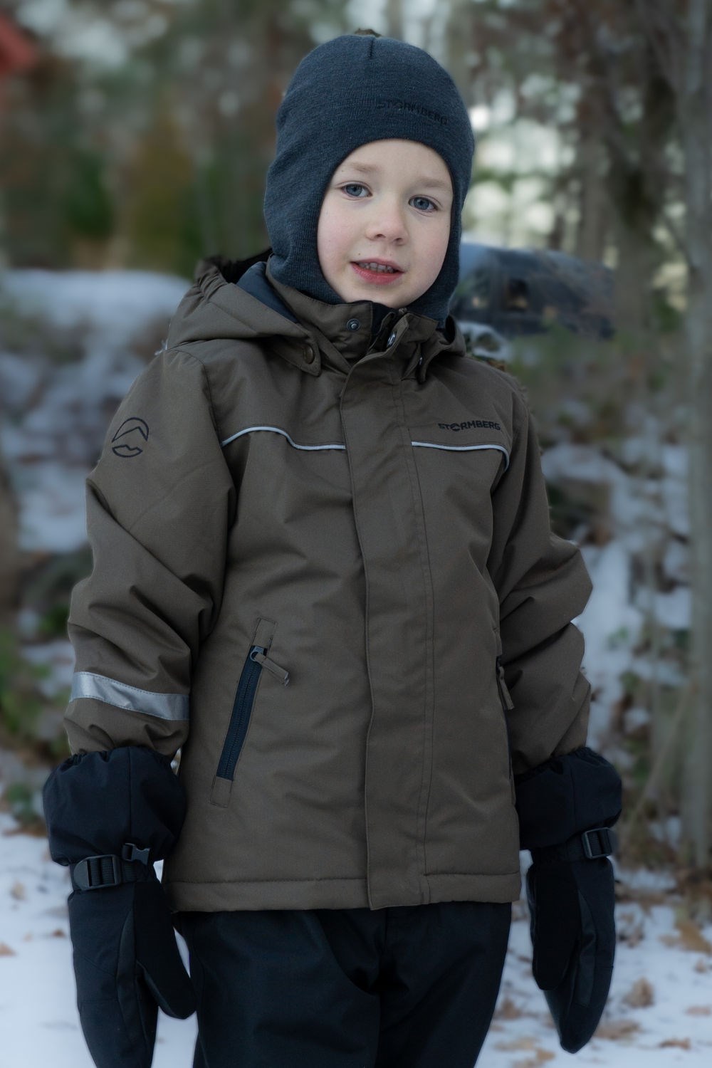 Dalfonna vattert jakke barn 1-7 - brun | Stormberg
