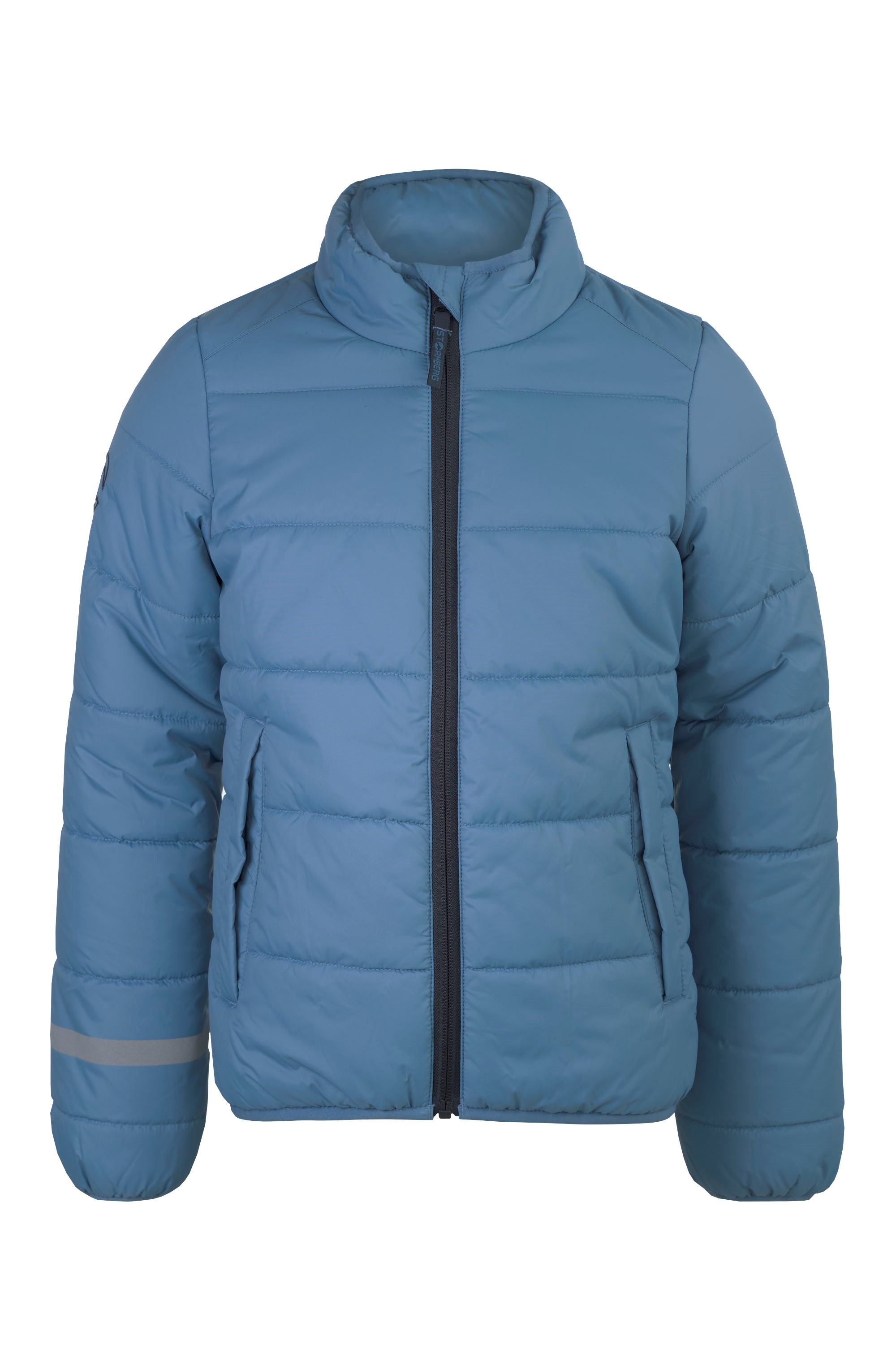 Strimfjell vattert jakke barn 8-14 - blå | Stormberg