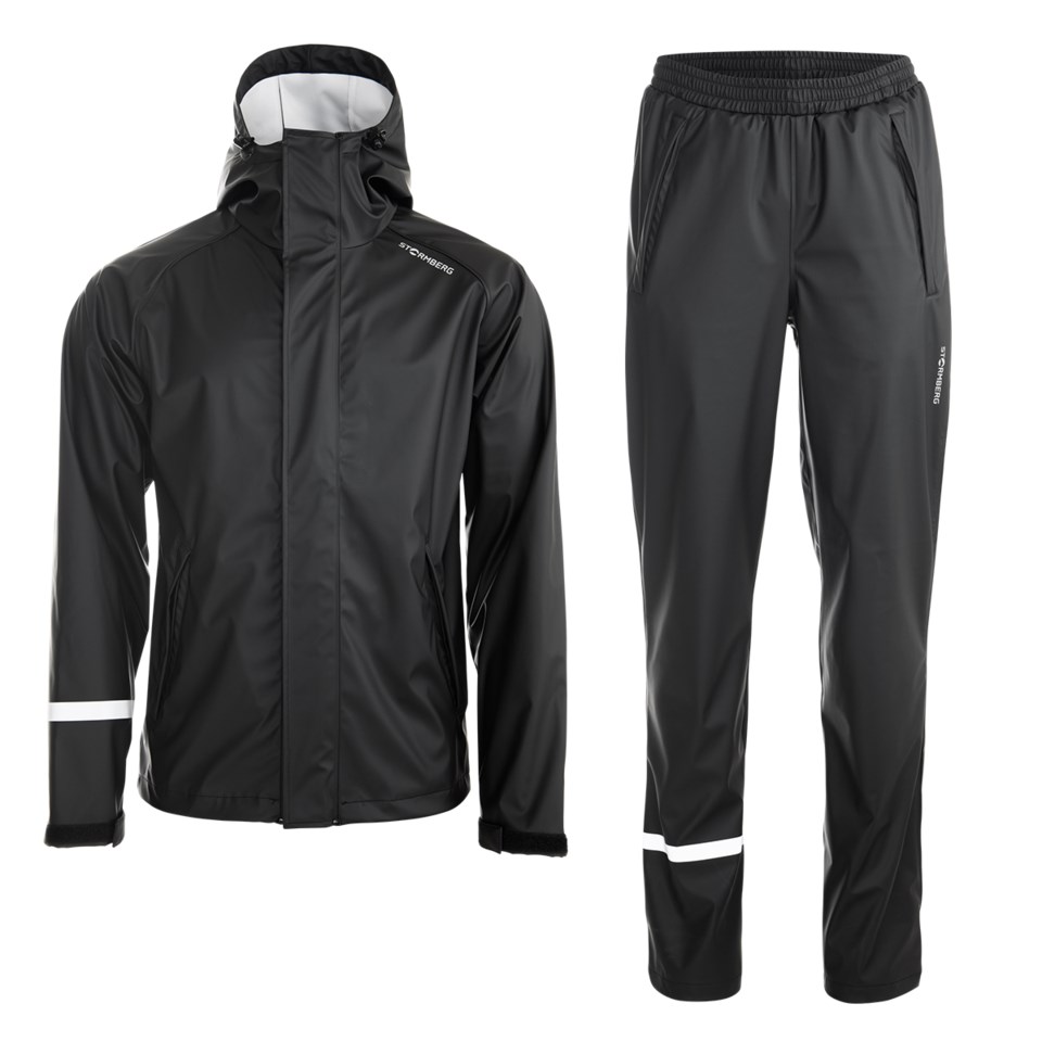 Kjosfossen regnsett herre - sort | Stormberg