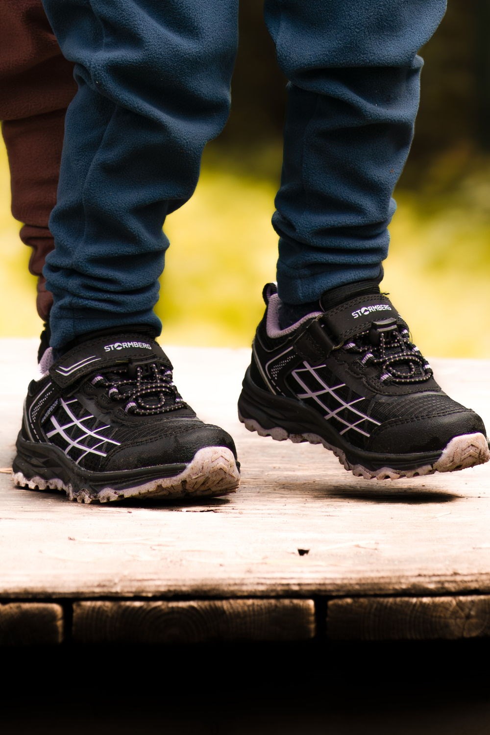 Brattli vanntett tursko barn - sort/rosa | Stormberg