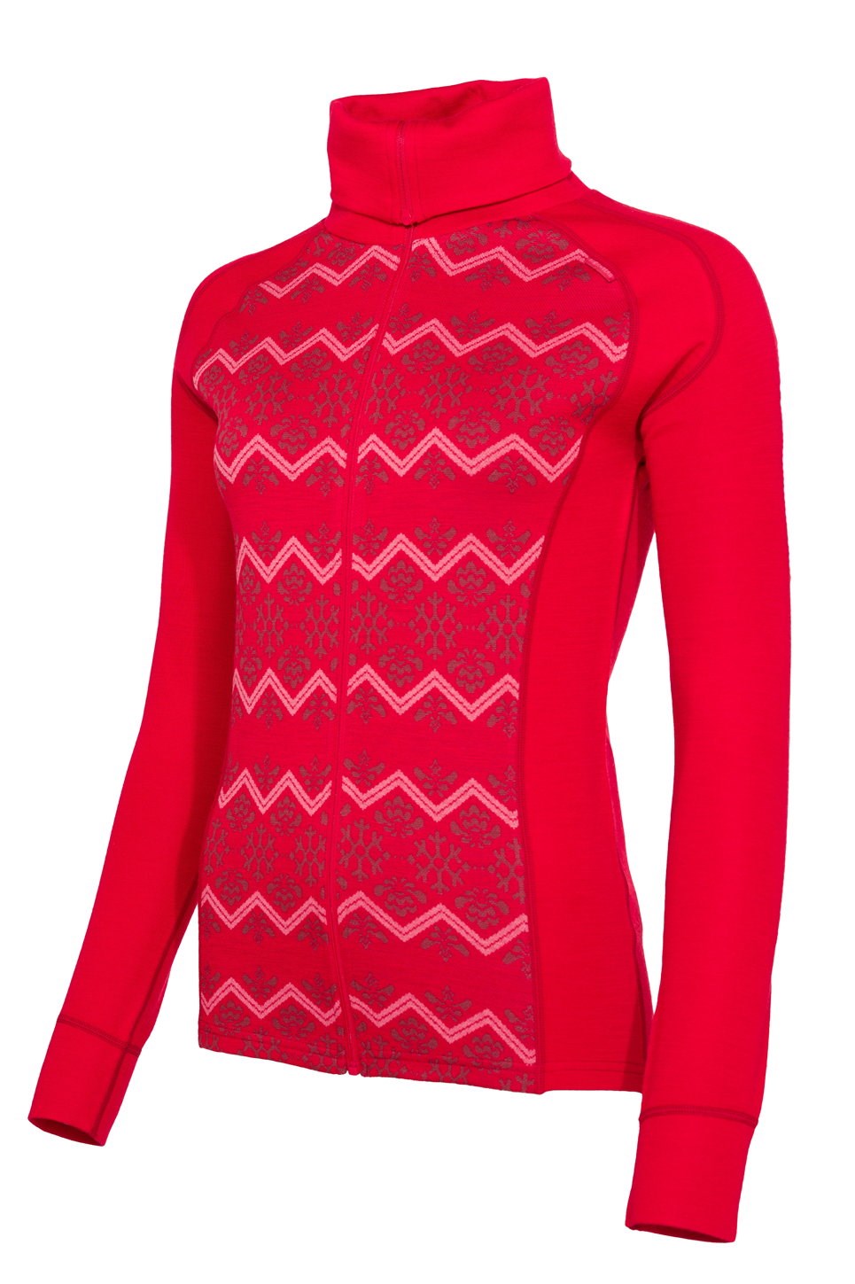 Setesdal 2-lags ulljakke dame - rød | Stormberg