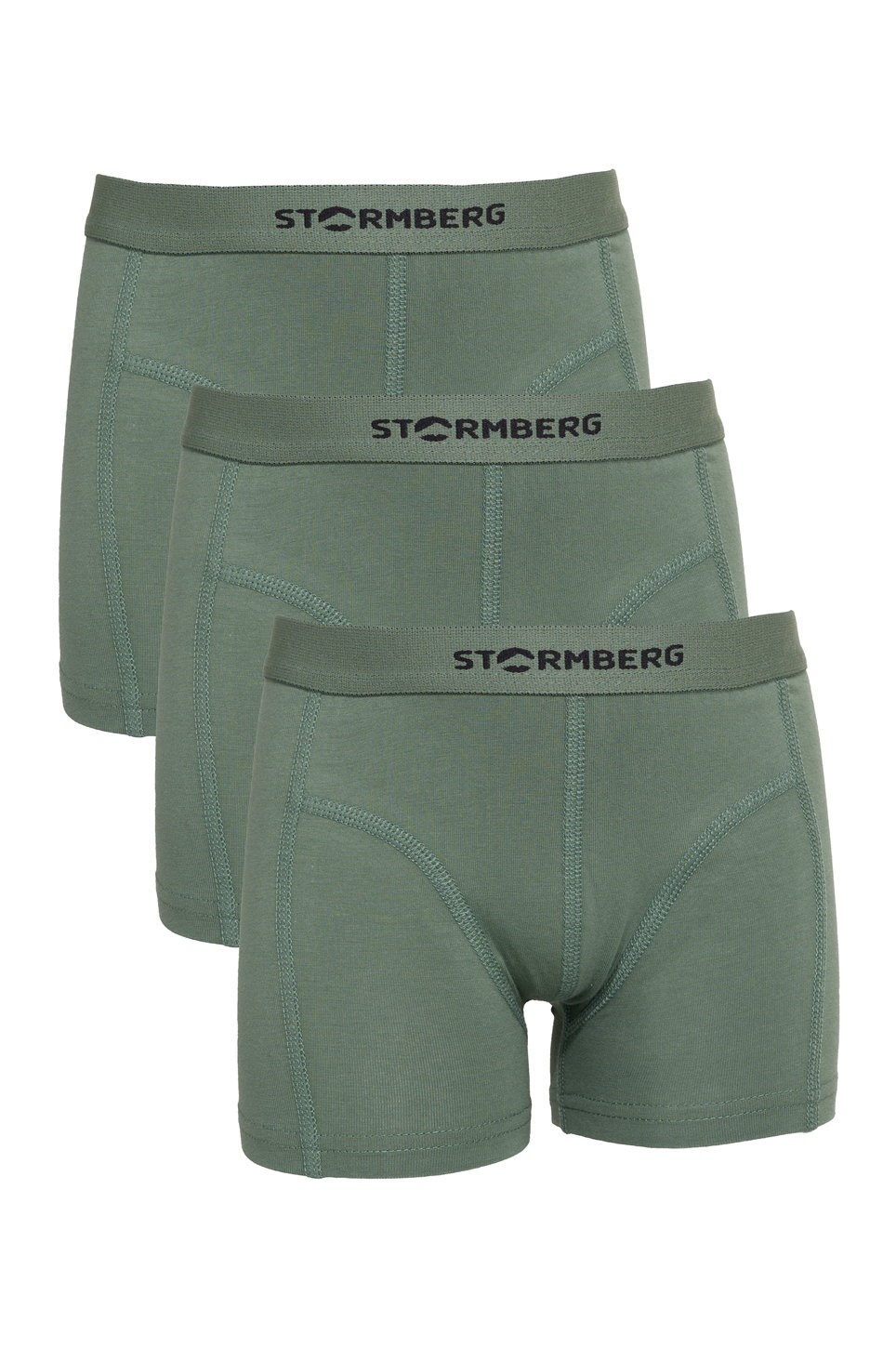 Stien boxer 3-pack gutt 1-7 - grønn | Stormberg
