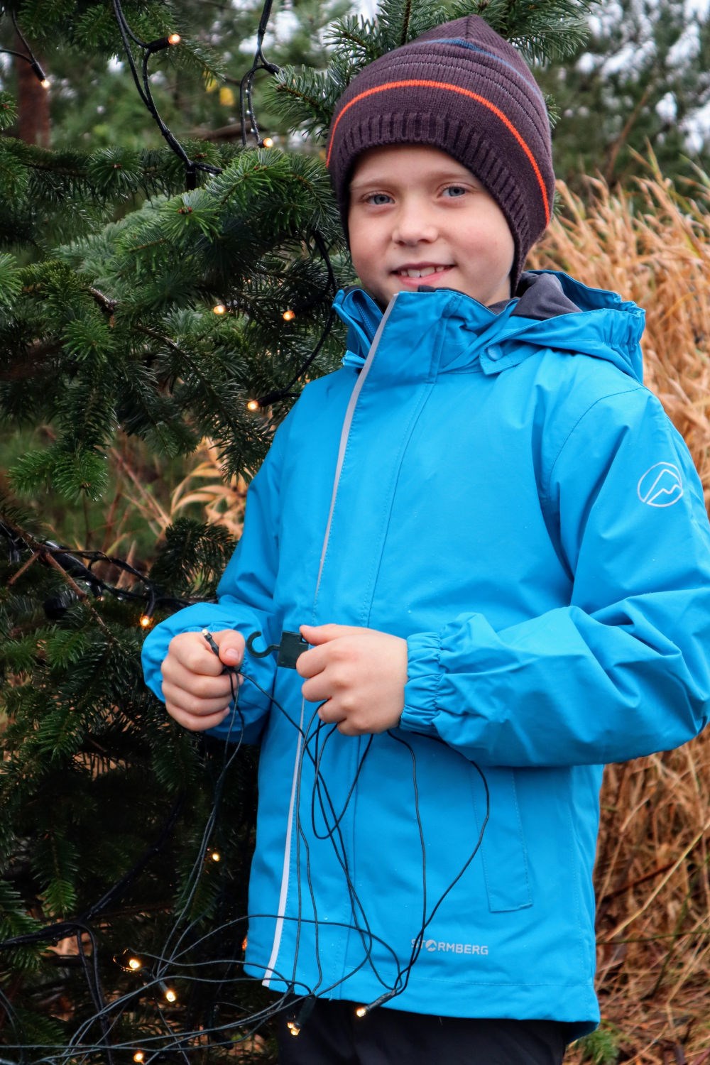 Robust vattert jakke barn 1-7 - lyseblå | Stormberg