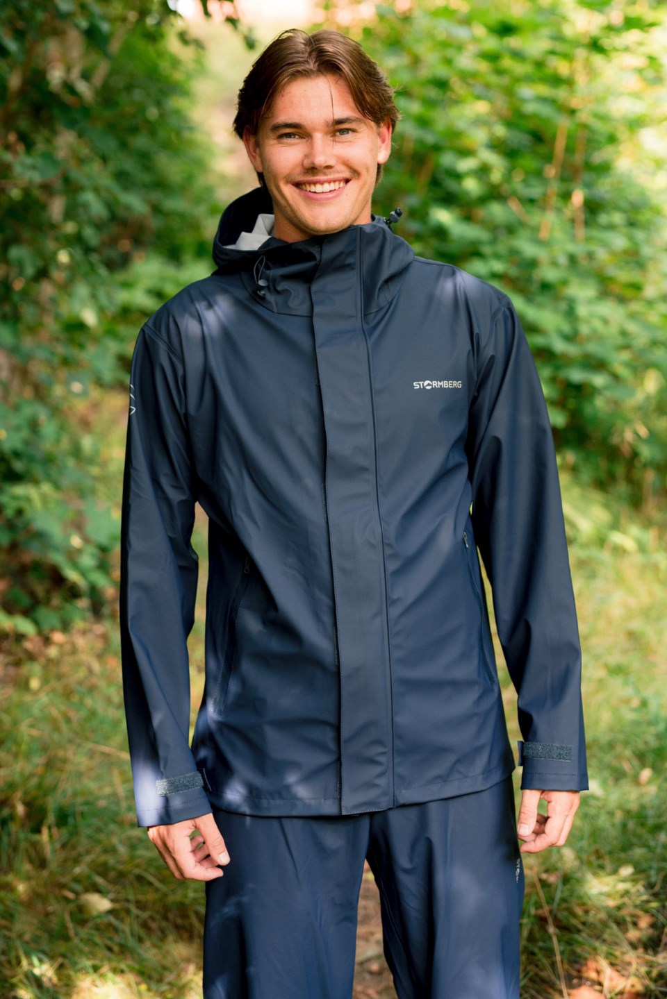 Bodø lettvekts regnjakke herre - blå | Stormberg