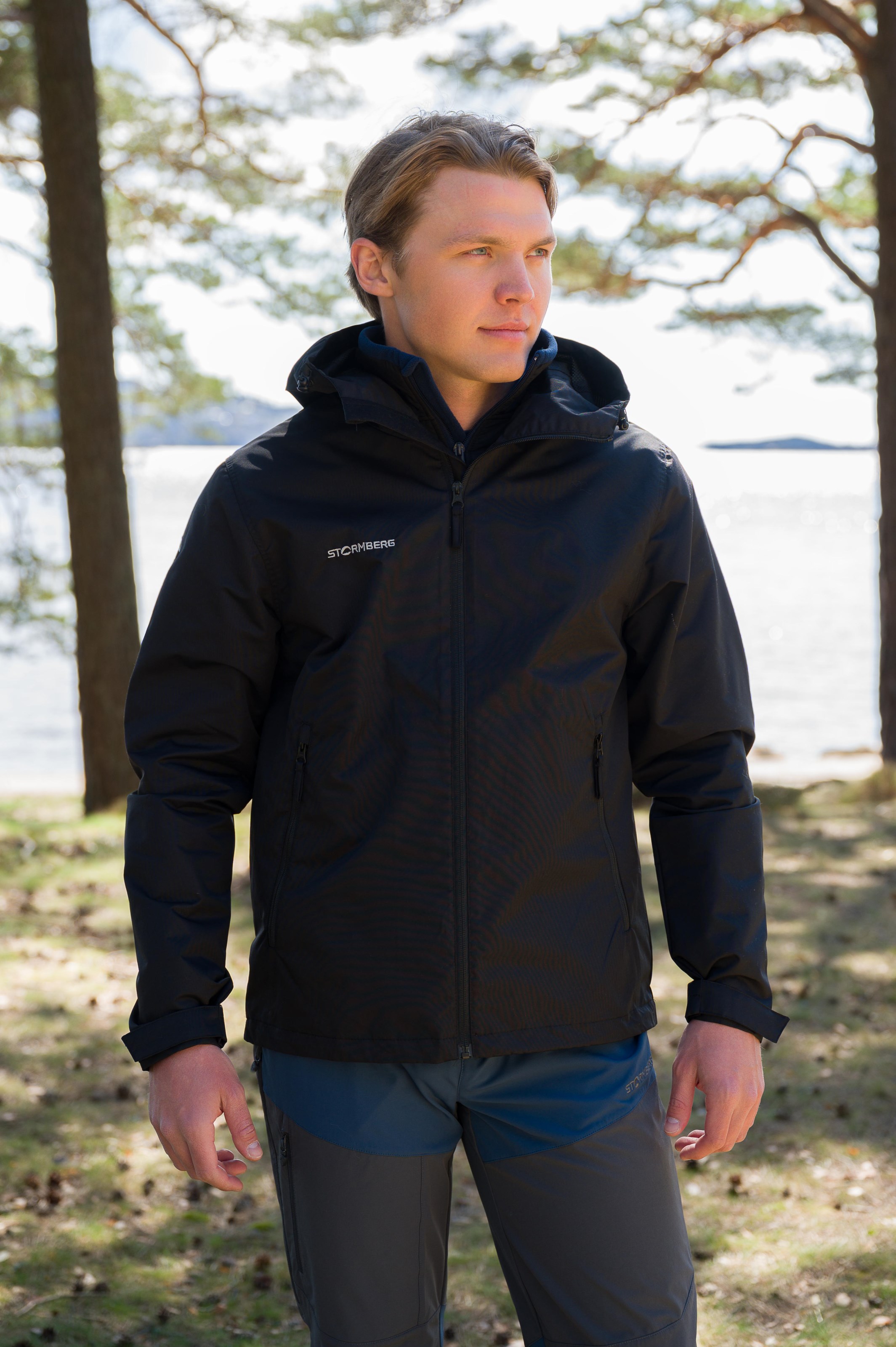 Seljord skalljakke herre - sort | Stormberg